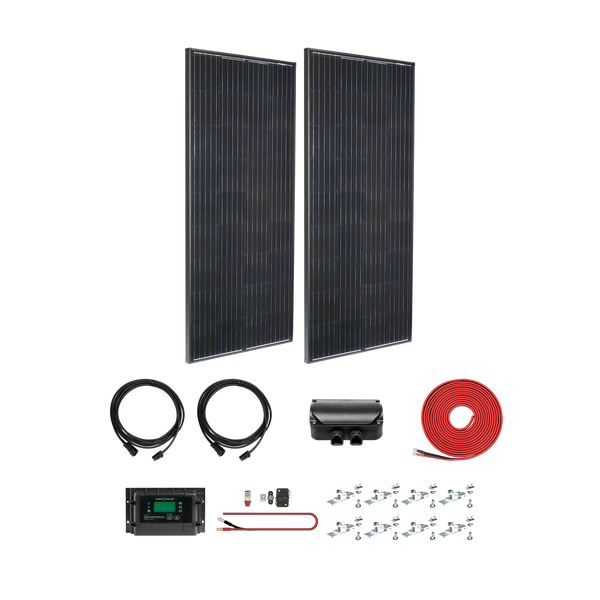 Zamp Solar Legacy Black 380 Watt Deluxe Kit – TinyHouseEssentials